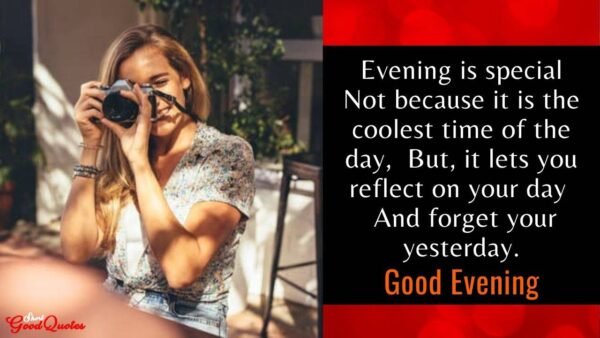Best Good Evening Wishes | Evening Quotes with Images - ShortGoodQuotes