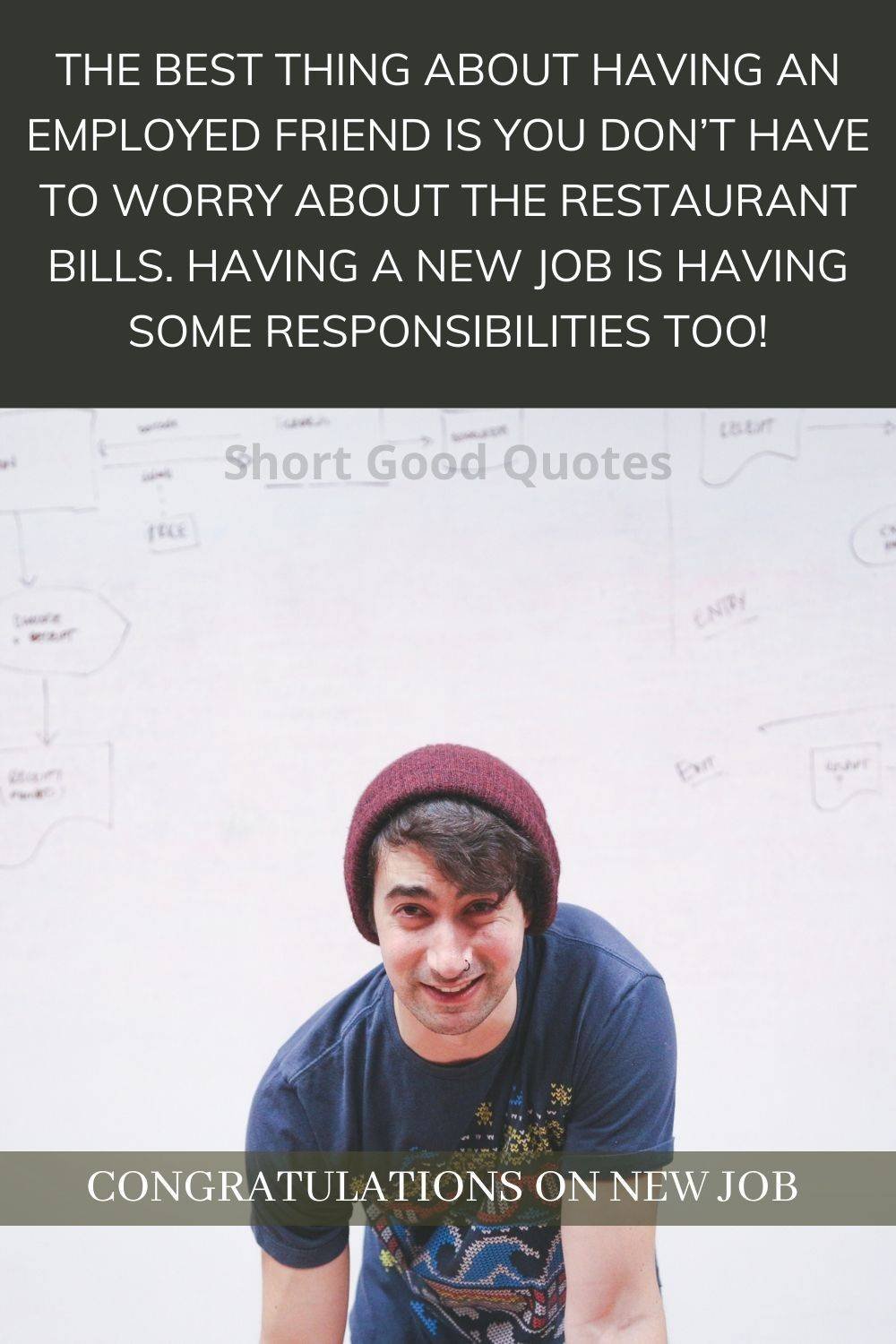 Funny Good Luck Messages for New Job - ShortGoodQuotes