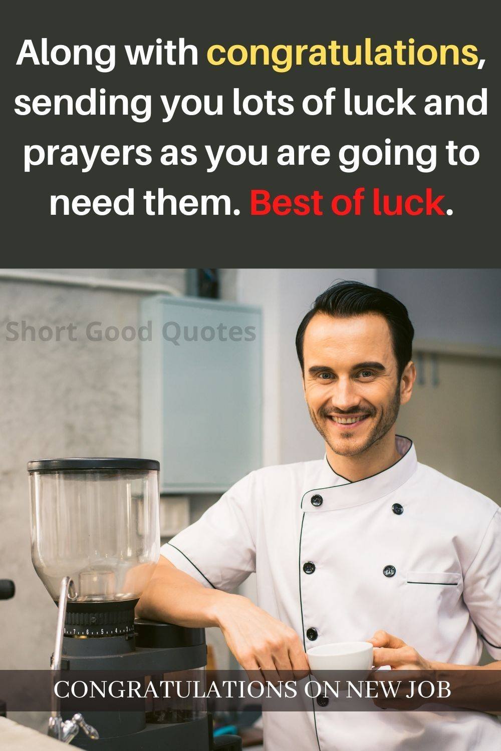 Funny Good Luck Messages for New Job - ShortGoodQuotes