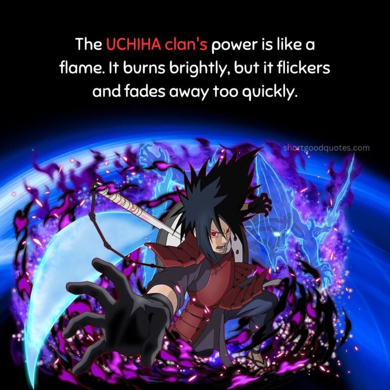 50+ Powerful Madara Uchiha Quotes and Wallpaper - ShortGoodQuotes