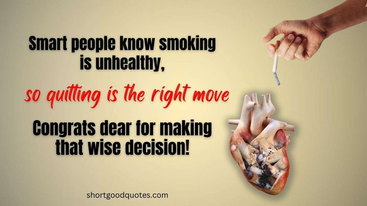 80+ Congratulations messages for quitting smoking and improving your ...